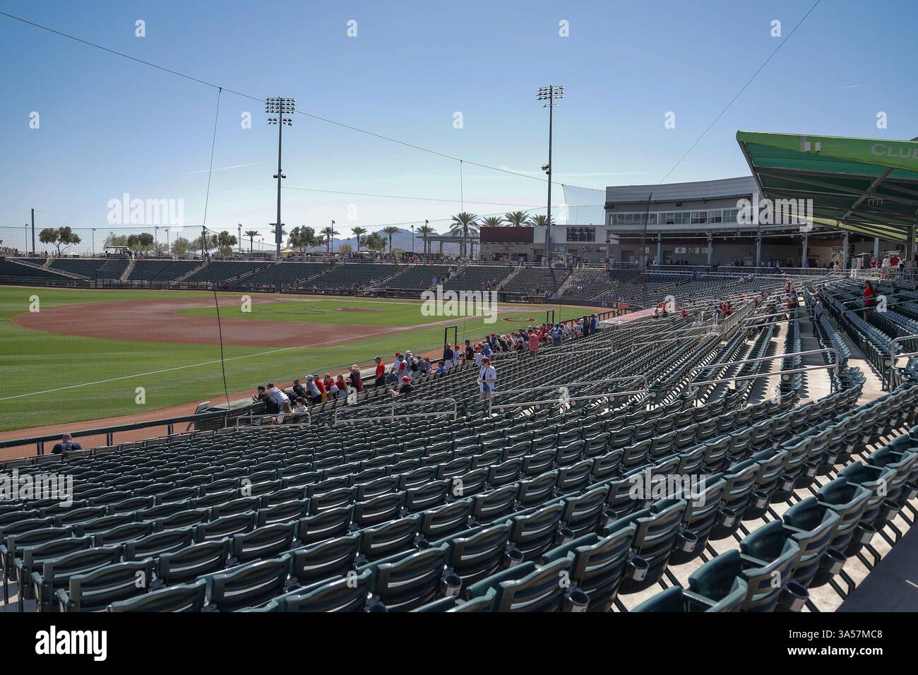 Goodyear, AZ. USA; A general image of the field prior to an MLB Spring ...