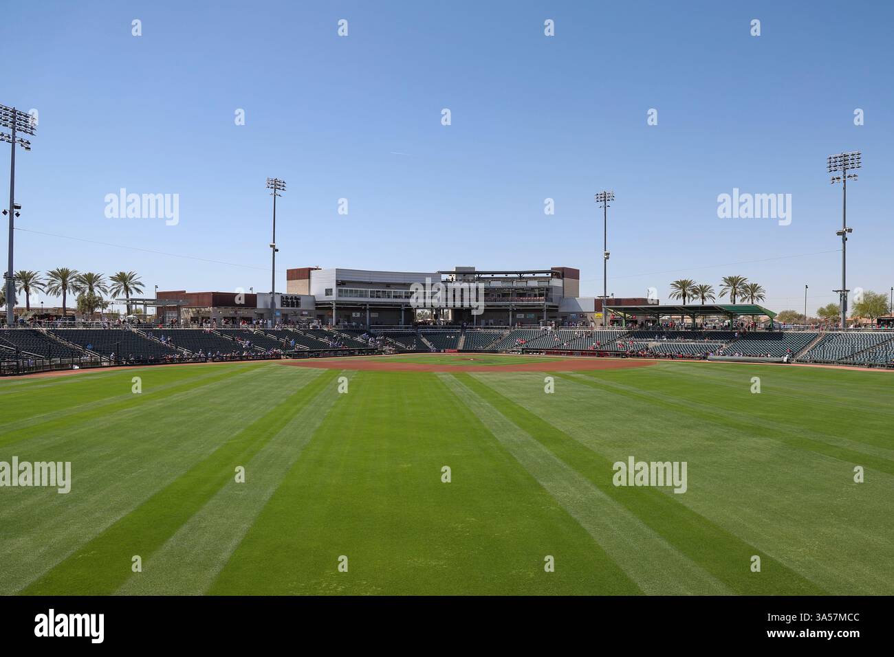 Goodyear, AZ. USA; A general image of the field prior to an MLB Spring ...