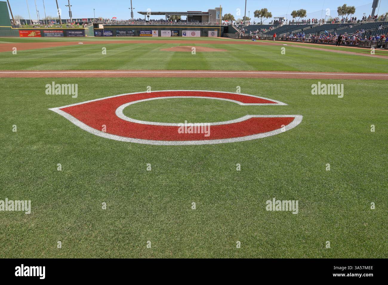 Goodyear, AZ. USA; A general image of the field with the Cincinnati ...
