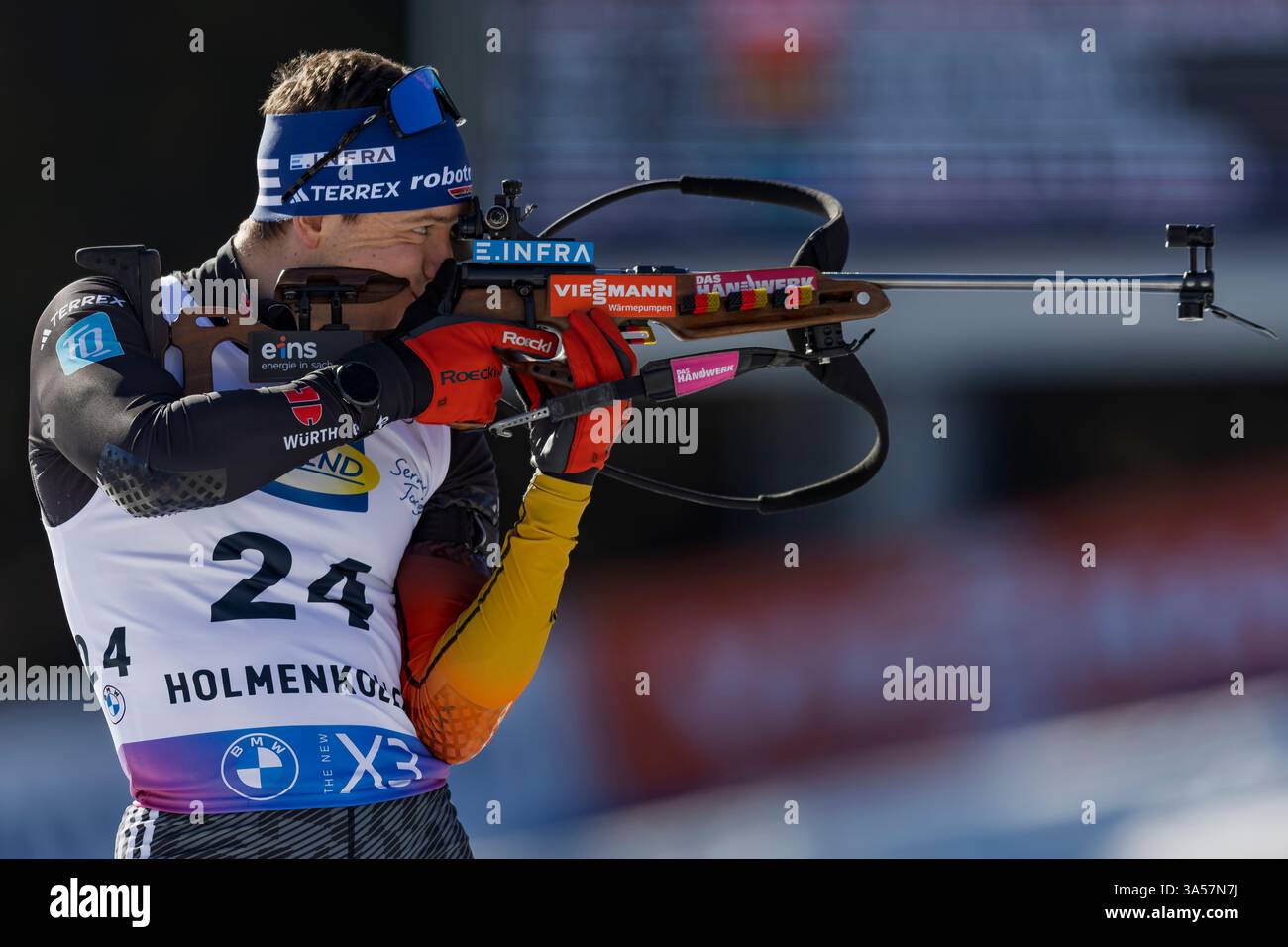 Oslo, Norway 21 March Justus Strelow of Germany takes part in the mens ...