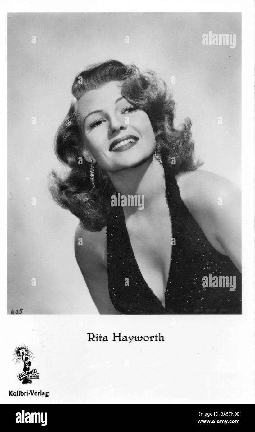 An antique postcard featuring American-Spanish film actress and dancer ...