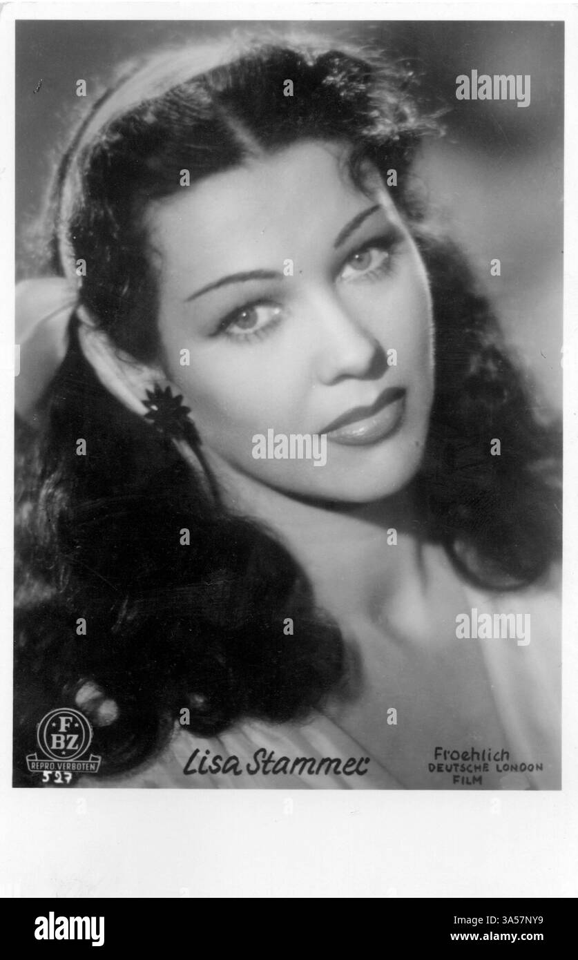 An antique postcard featuring German dancer, actress and restaurateur ...