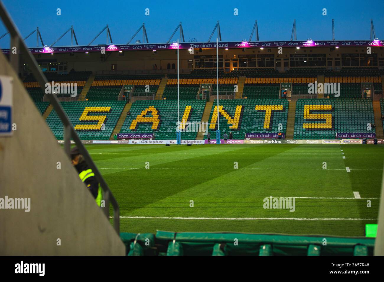 Franklins Gardens Stadium before the Gallagher Premiership match ...