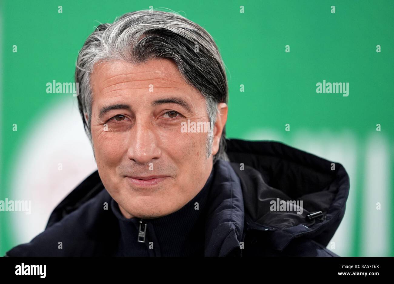 Switzerland manager Murat Yakin before the international friendly match ...