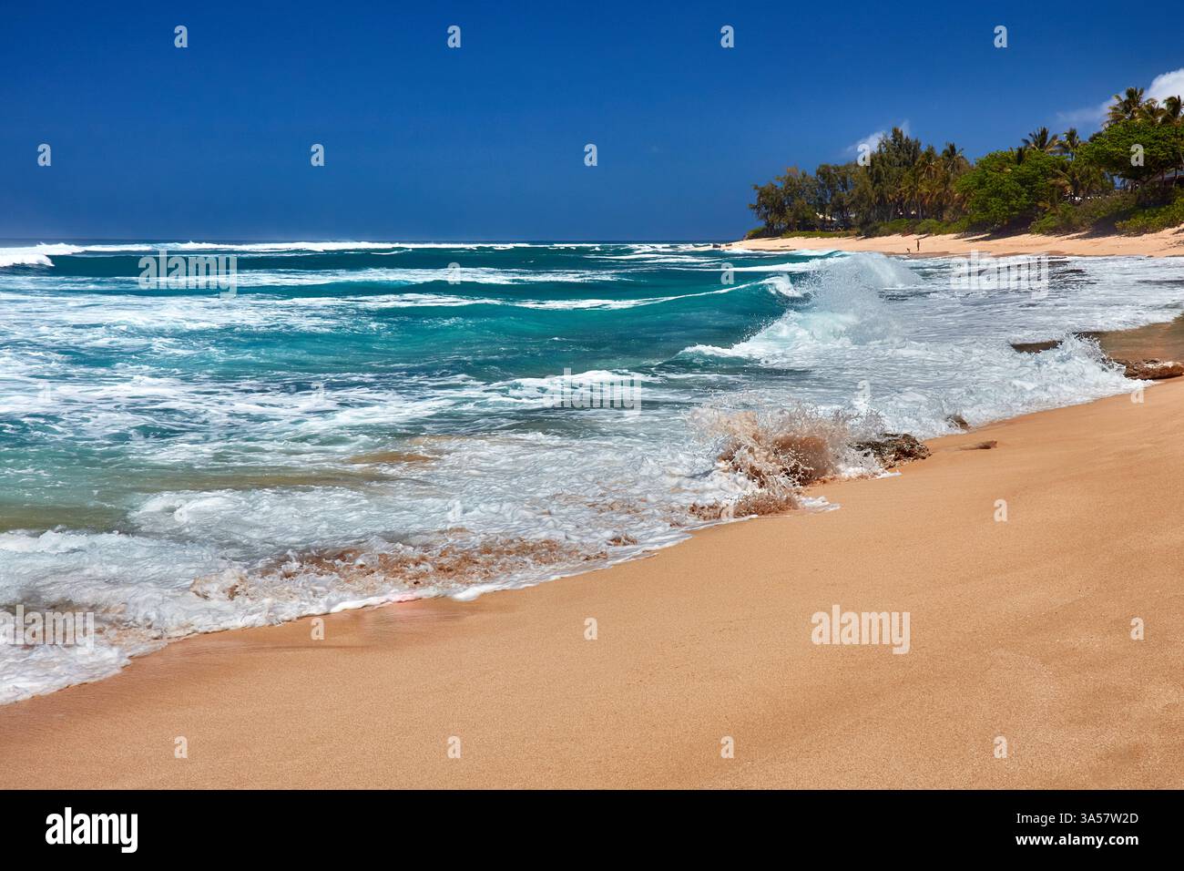 beach view of Oahu coast Stock Photo - Alamy