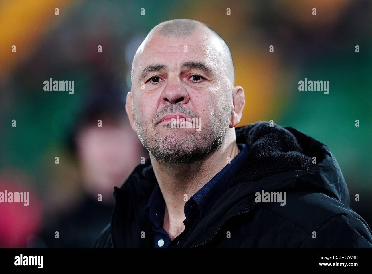 Leicester Tigers head coach Michael Cheika ahead of the Gallagher Premiership Rugby match at the ...