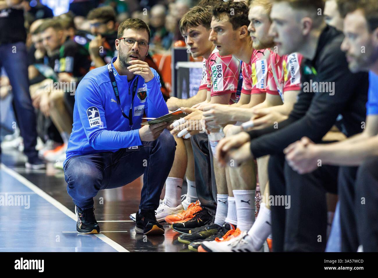 Magdeburg, Germany. 21st Mar, 2025. Handball: Bundesliga, SC Magdeburg ...