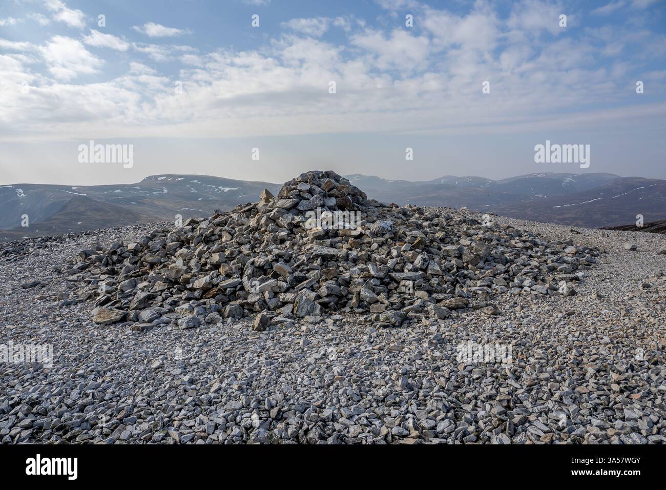The Cairnwell is the most prominent of the group of three Munros on the ...