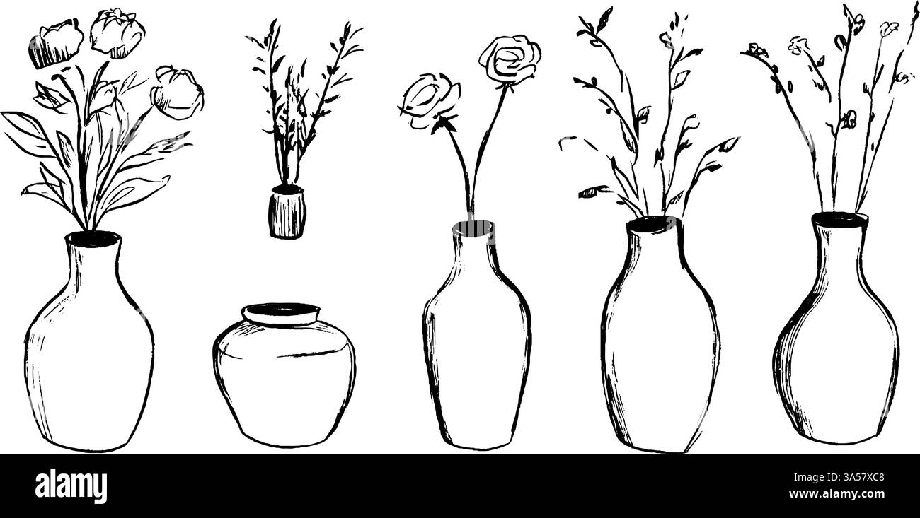 Still life floral vintage Stock Vector Images - Alamy