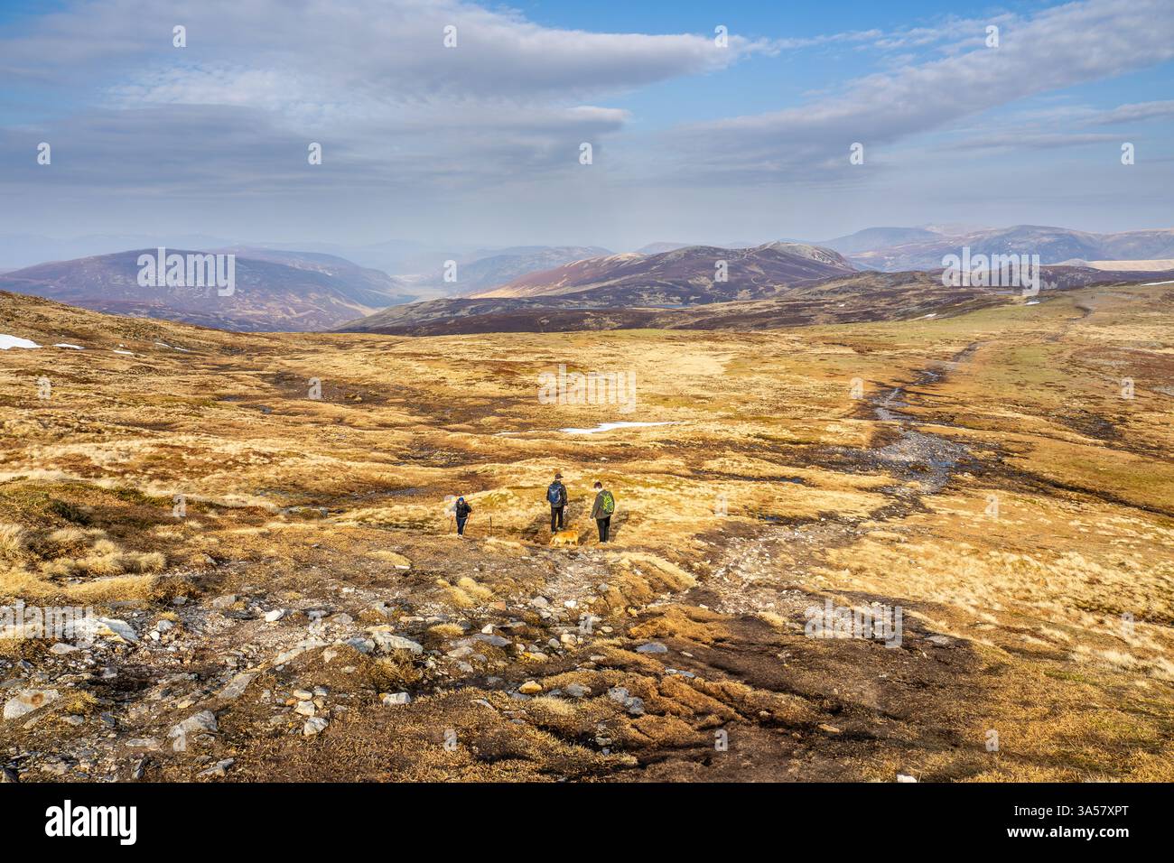 The Cairnwell is the most prominent of the group of three Munros on the ...