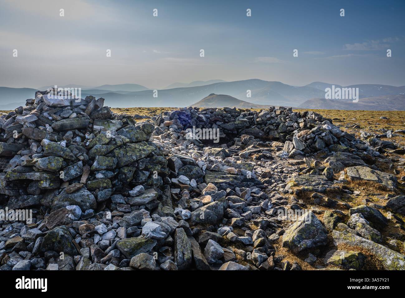 The Cairnwell is the most prominent of the group of three Munros on the ...