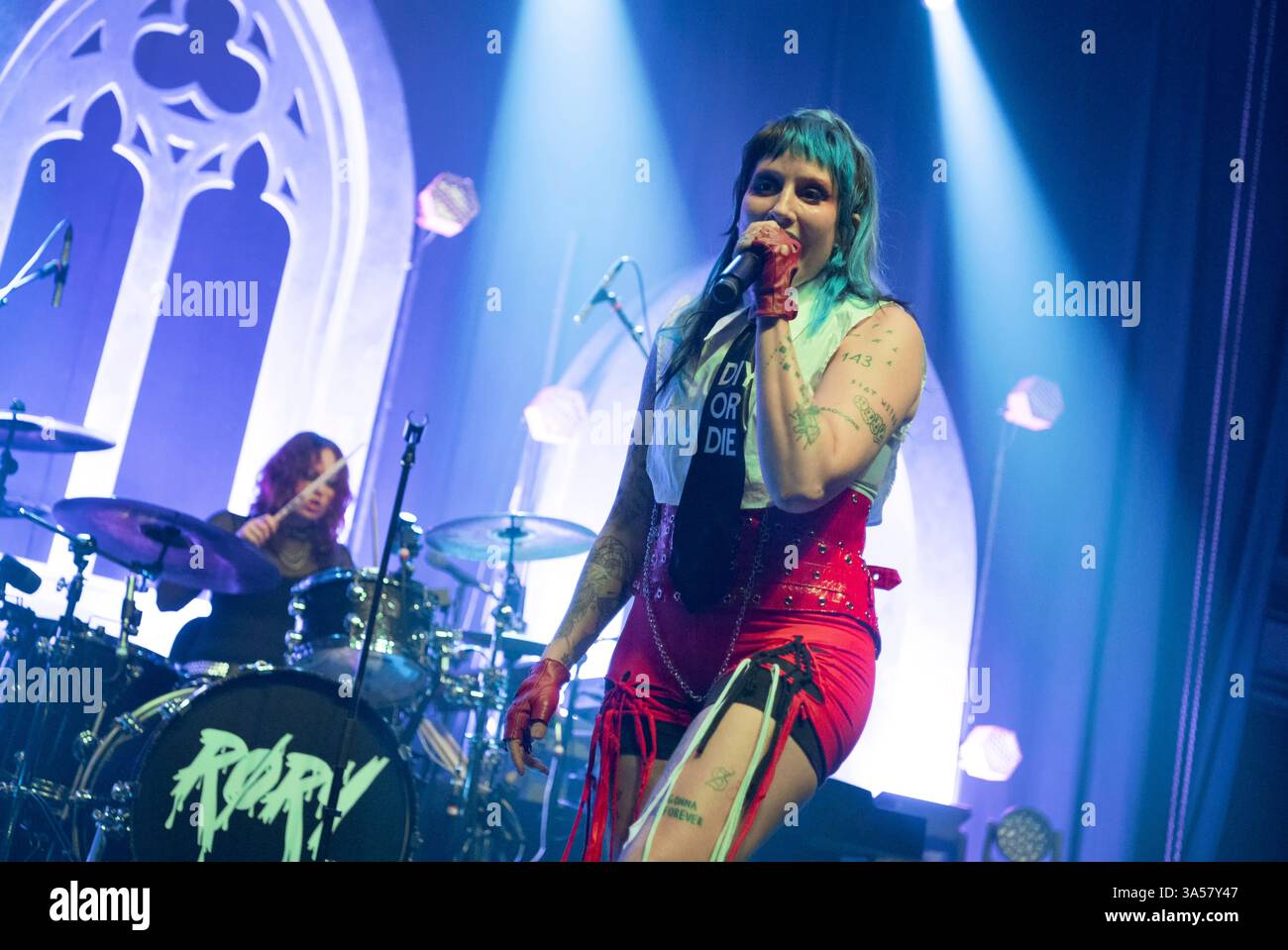 RØRY live in concert at Birmingham O2 Institute, 3rd March, 2025 Stock ...