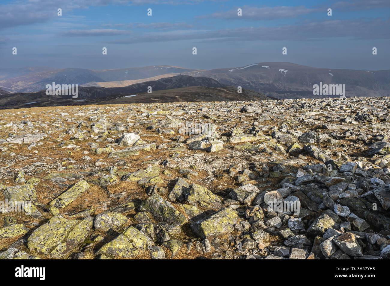 The Cairnwell is the most prominent of the group of three Munros on the ...
