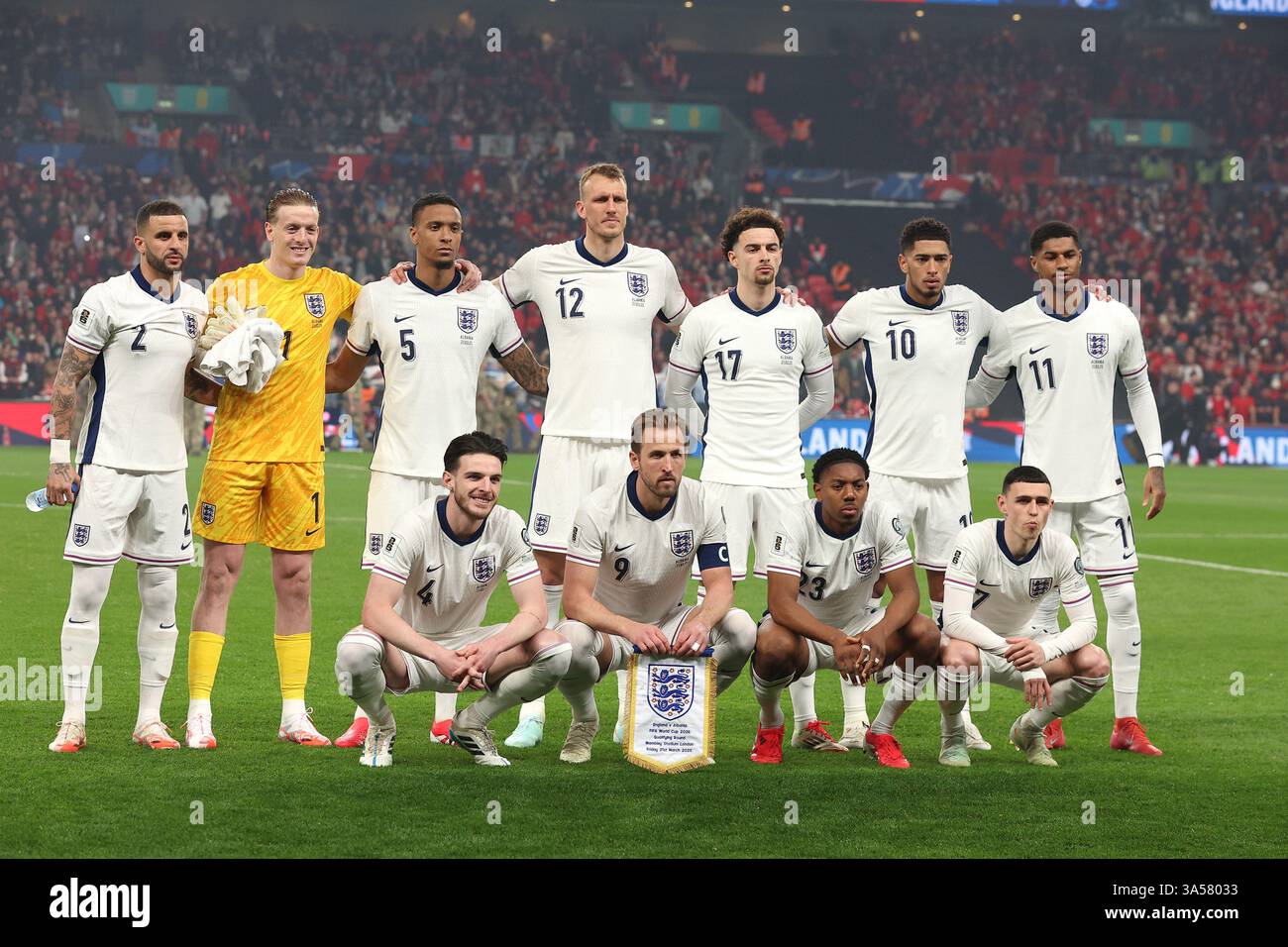 Wembley Stadium, London, UK. 21st Mar, 2025. FIFA World Cup Qualifying ...