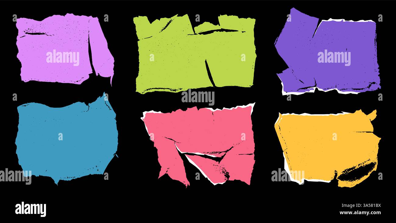 Mixed media collage paper Stock Vector Images - Alamy