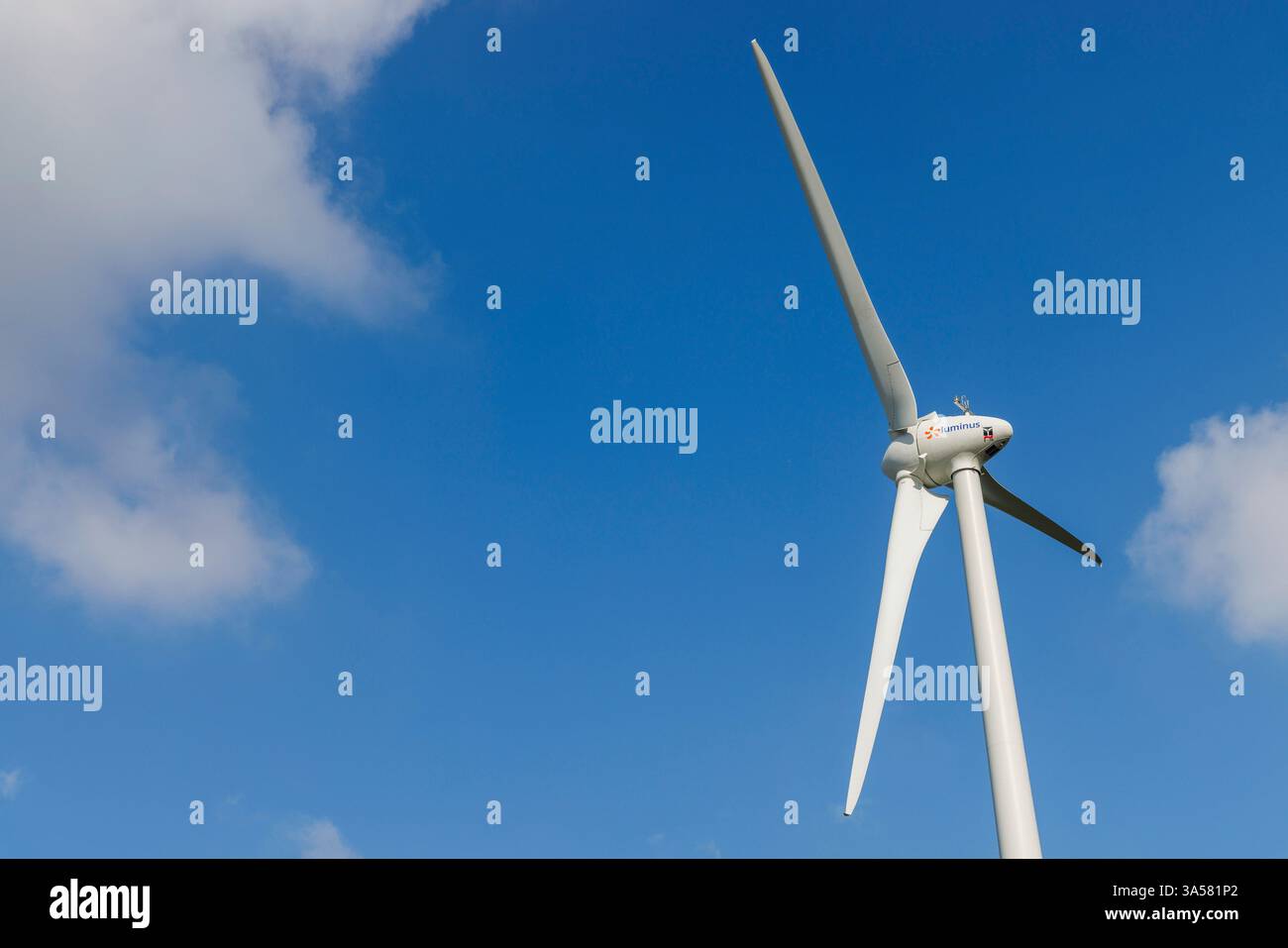 Wind turbine, Ostend, Belgium Stock Photo - Alamy