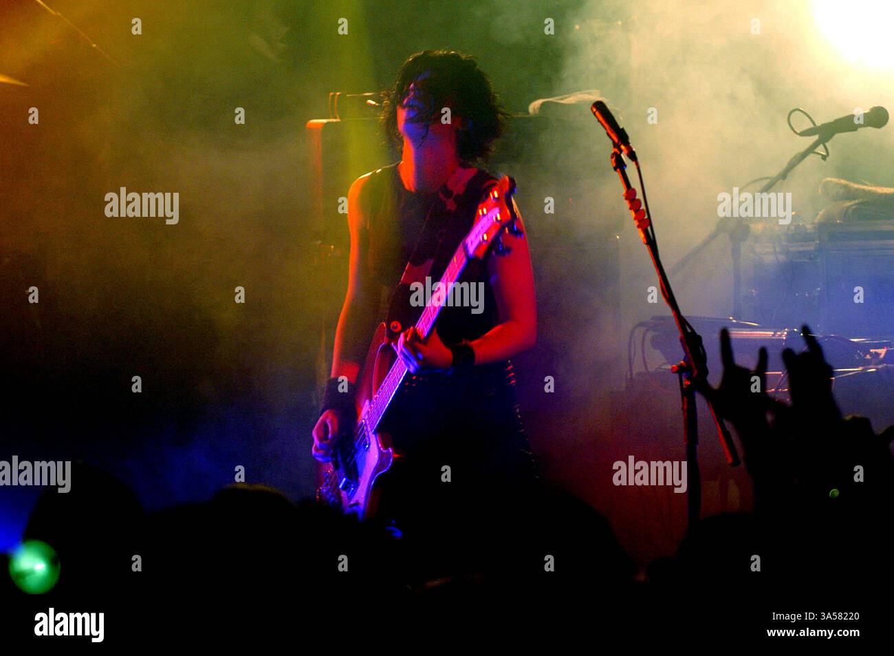 Milan Italy 20/04/2004 :Roberta Sammarelli, bassist of the Italian rock ...