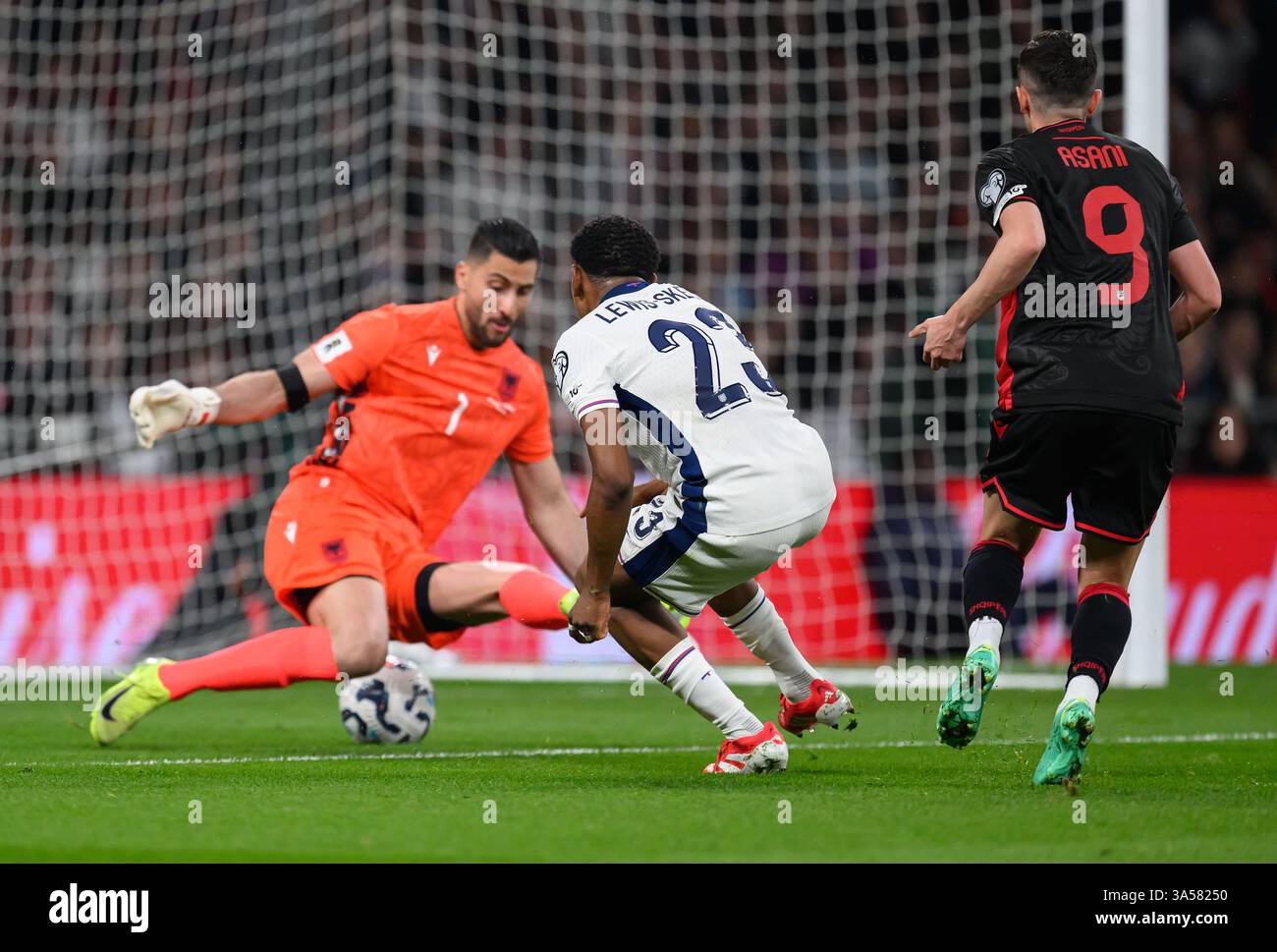 London, UK. 21st Mar, 2025. England v Albania - UEFA World Cup ...