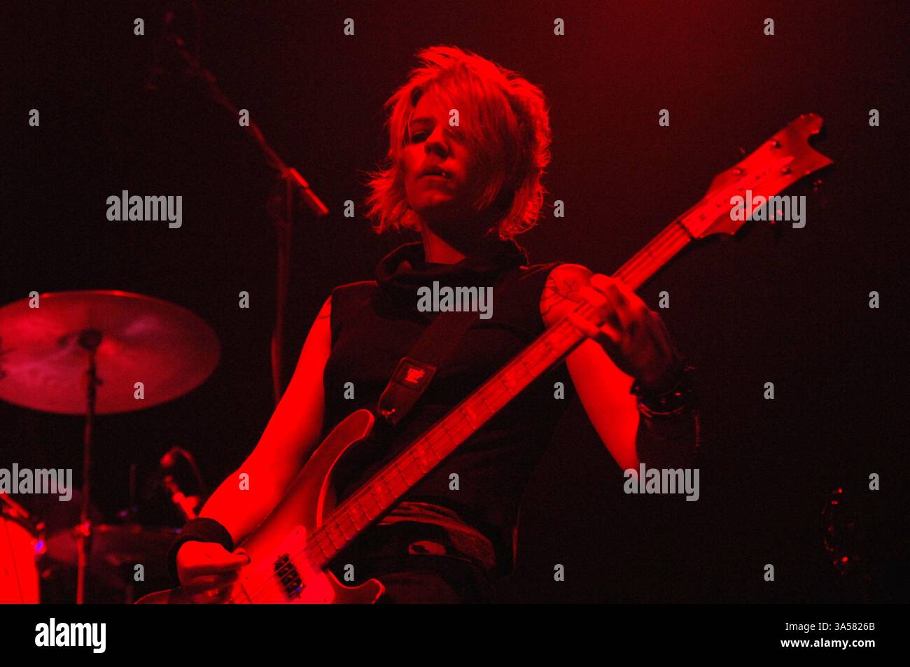 Milan Italy 12/03/2007 :Roberta Sammarelli, bassist of the Italian rock ...