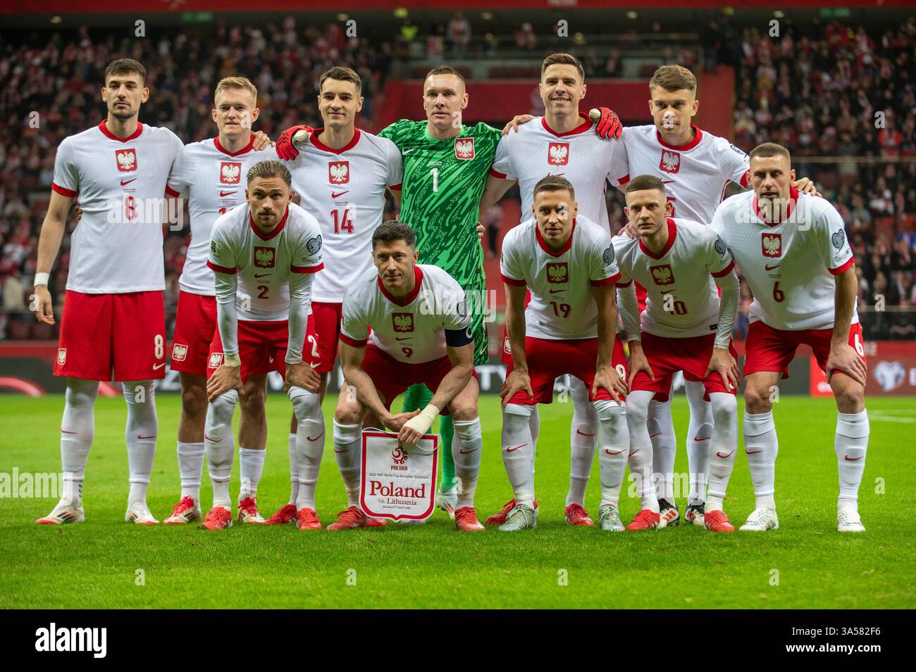 The Polish national football team poses for a photo during the 2026 ...