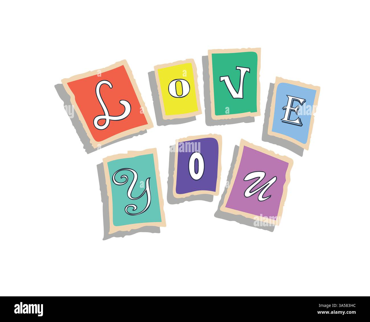 Edge of love Stock Vector Images - Alamy