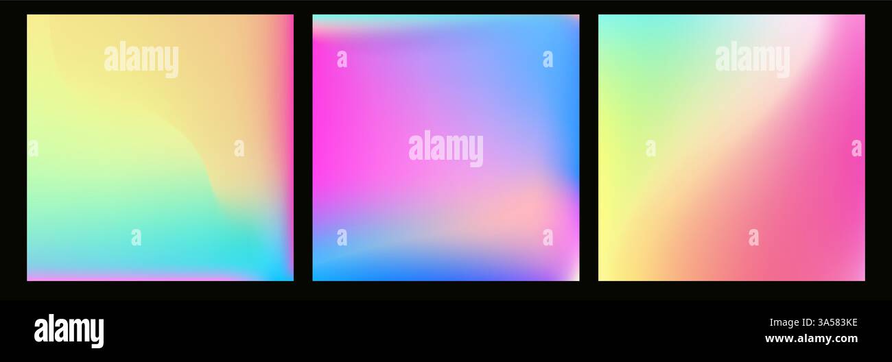 Vector abstract ombre glitch texture with rainbow colors. Pastel ...