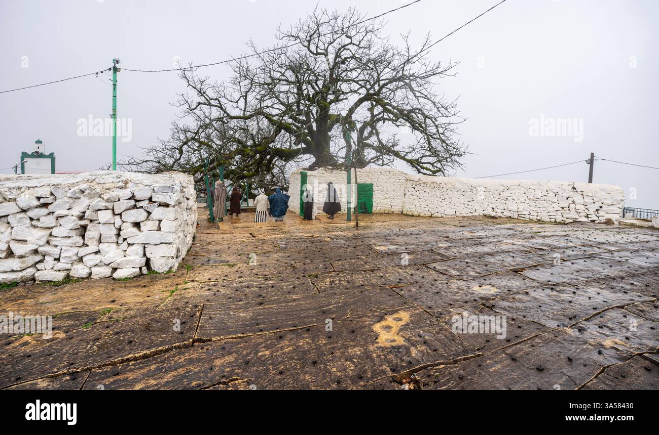 Tomb and shrine of Moulay Abdeslam ben Mchich, Moroccan Sufi saint ...