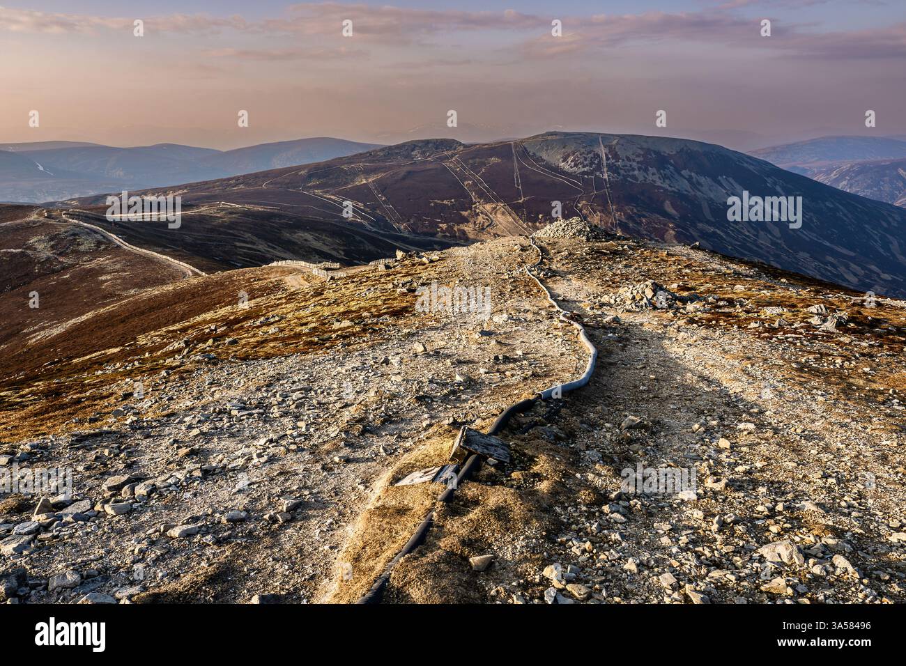 The Cairnwell is the most prominent of the group of three Munros on the ...