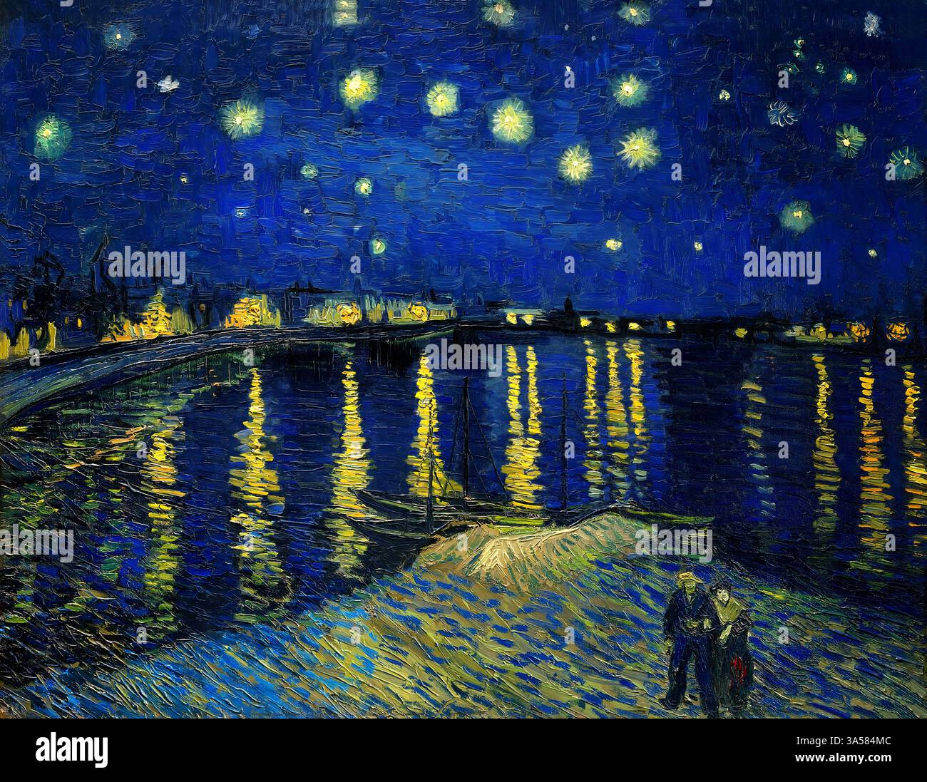 Vincent van Gogh Starry Night Over the Rhone 1888 Famous Post ...