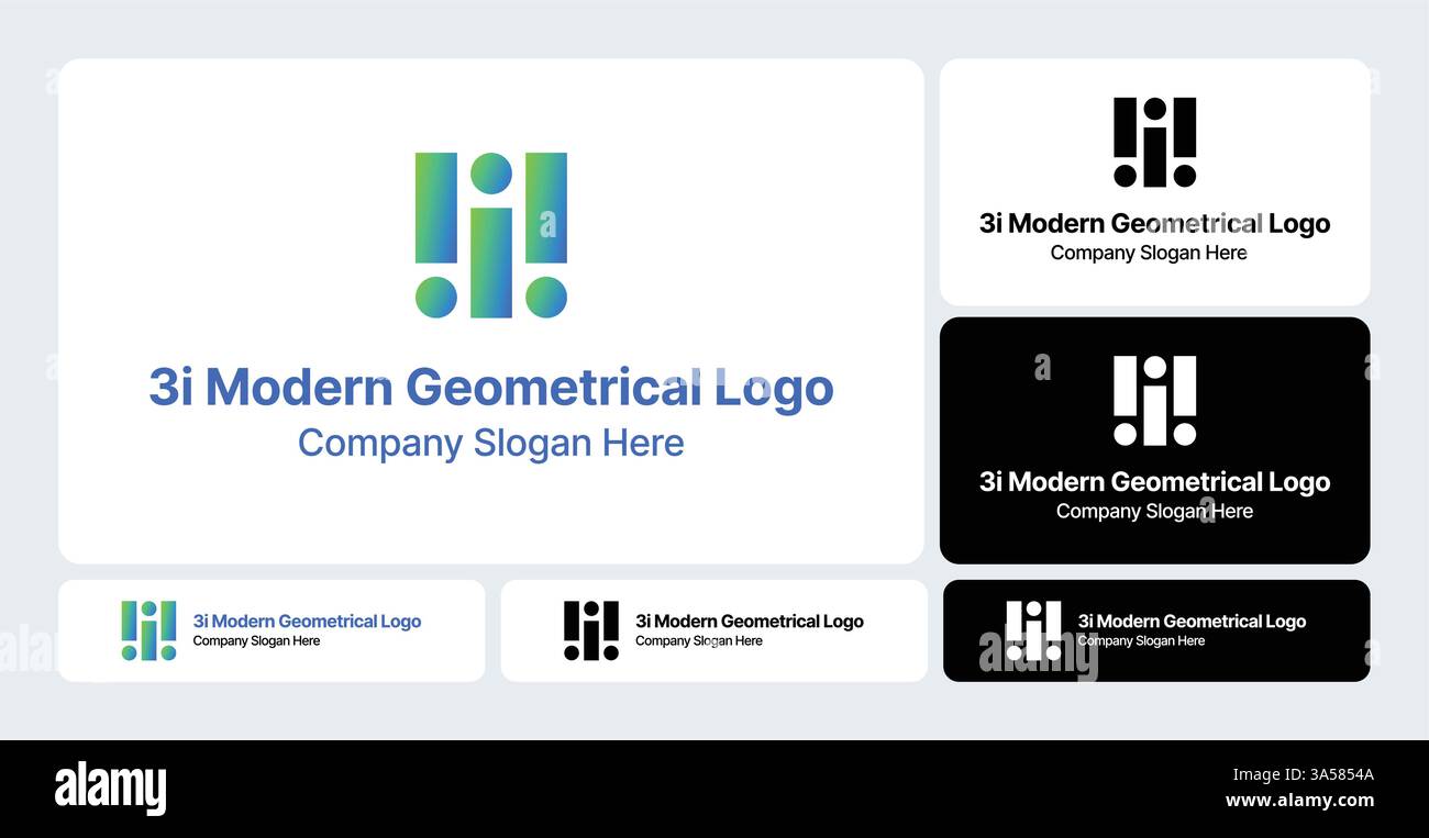 Sleek geometry logo hi-res stock photography and images - Alamy