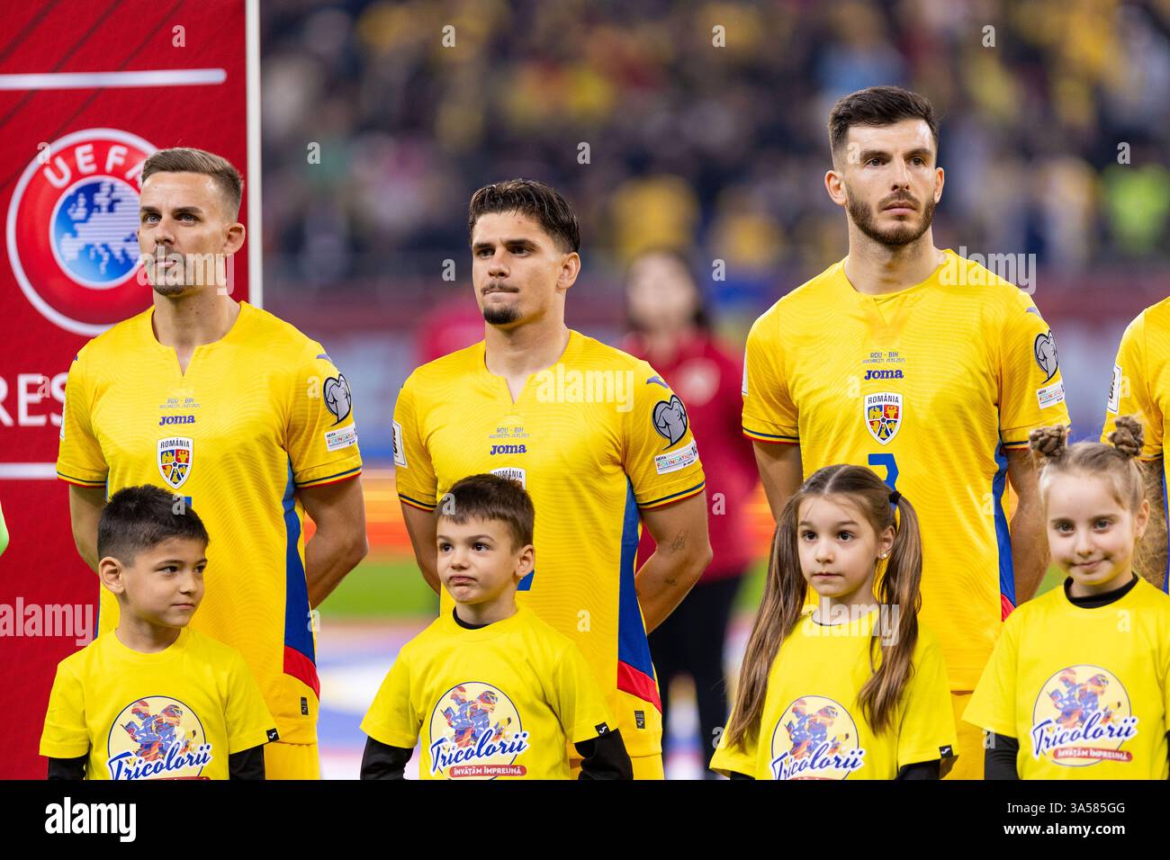 Alexandru Chipciu of Romania, Razvan Marin of Romania and Mihai Popescu ...