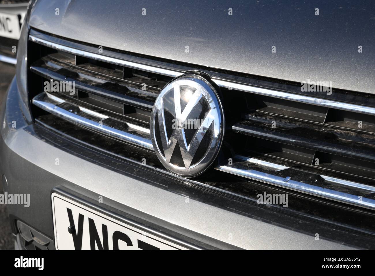 Iconic Volkswagen Badge on Car Exterior Stock Photo - Alamy