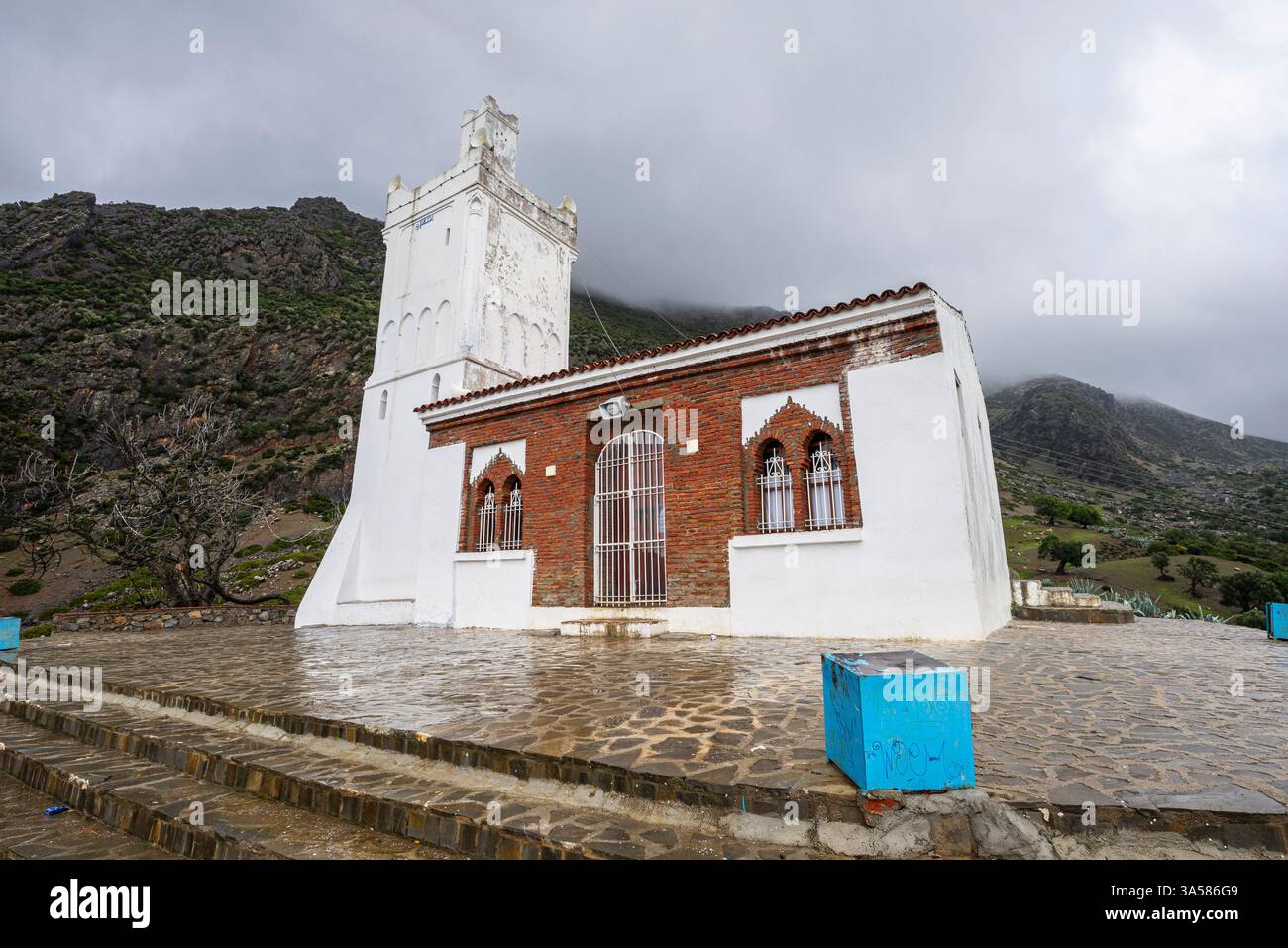 Spanish Mosque, Chefchaouen viewpoint, Chefchaouen, Rif Mountains ...