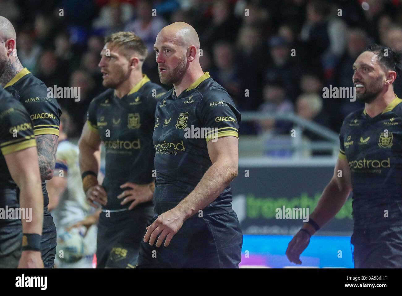 Liam Watts on debut for Hull FC *** during the Super League match ...