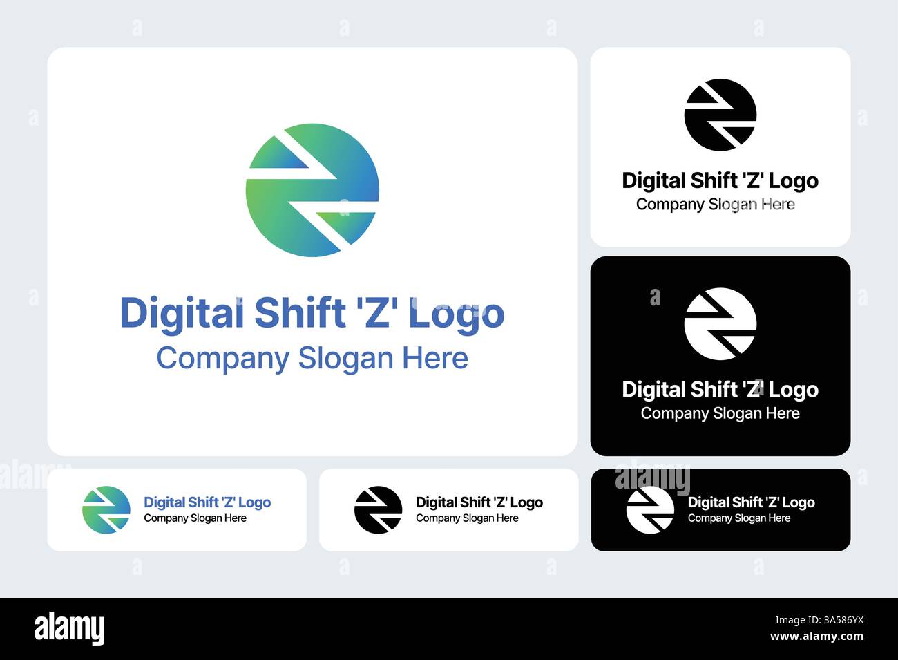 Digital shorthand z emblem hi-res stock photography and images - Alamy