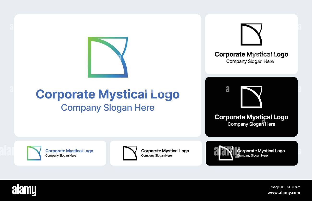Corporate Mystical Logo: Merging Professionalism with Enigma Stock ...