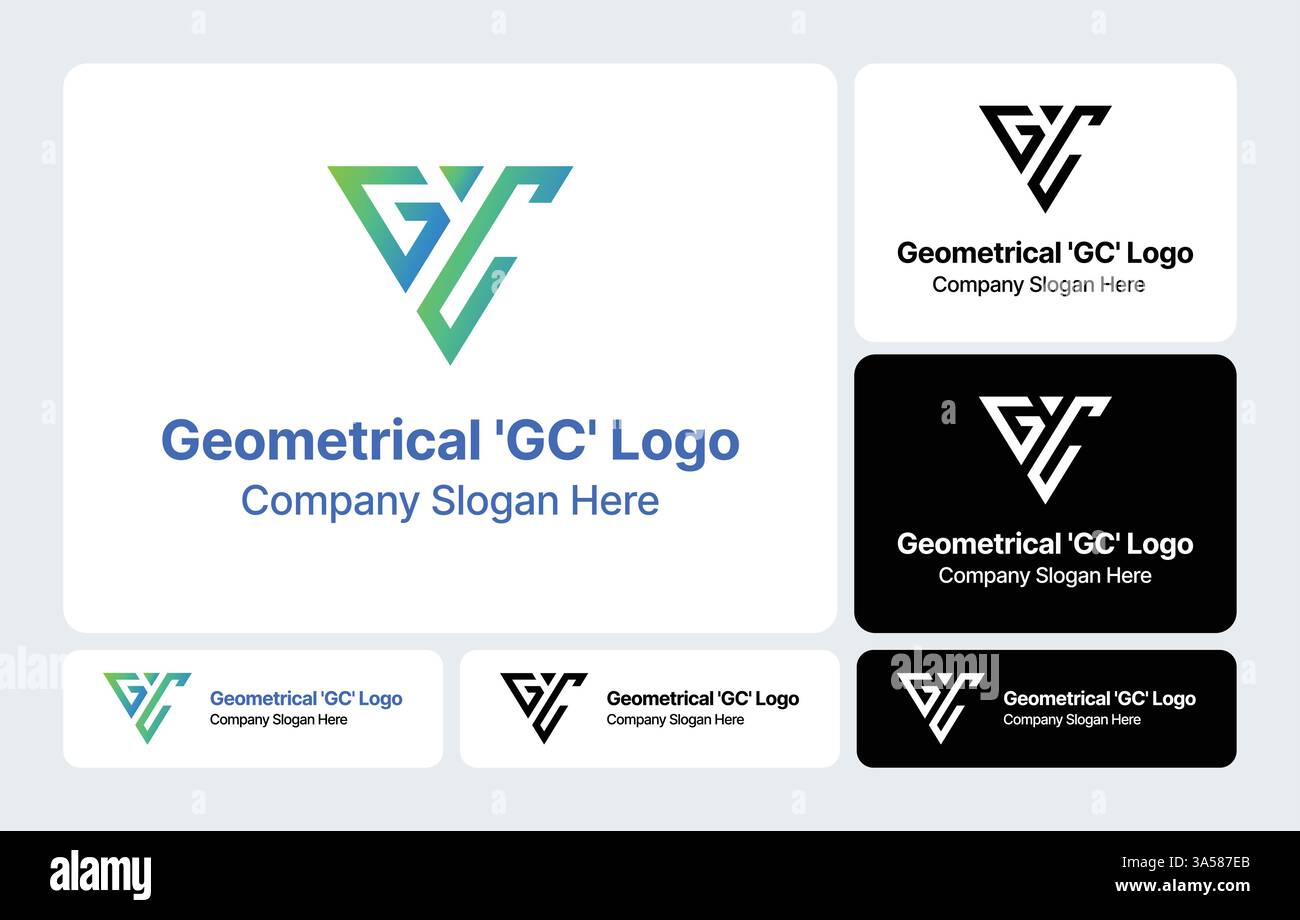 Gc logo design hi-res stock photography and images - Alamy