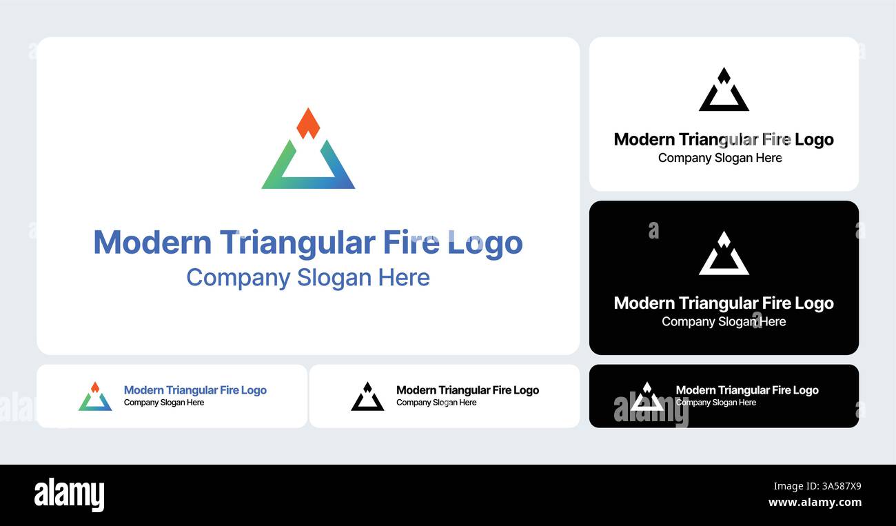 Fire logo hi-res stock photography and images - Alamy
