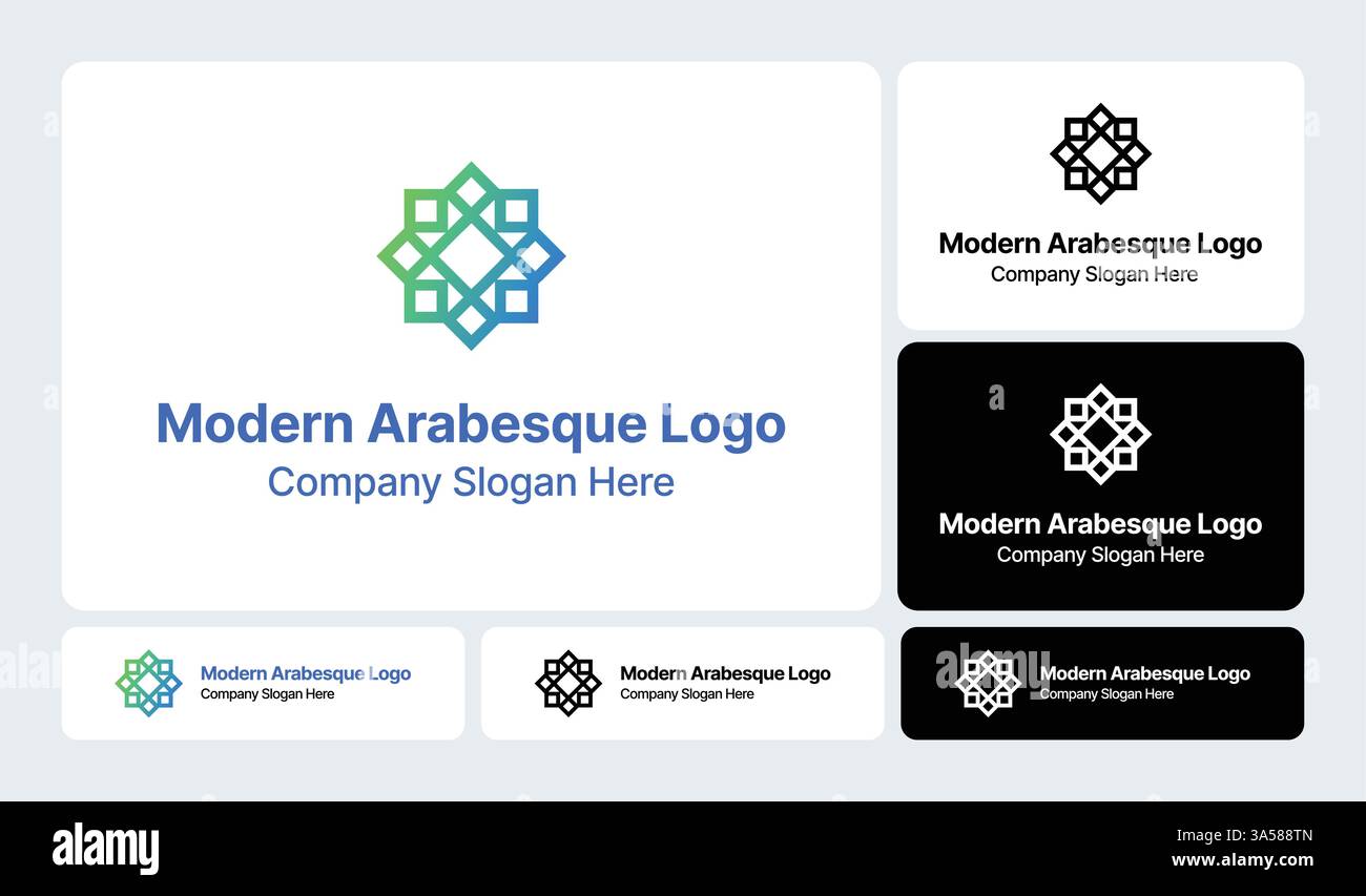 Arabesque professional logo hi-res stock photography and images - Alamy