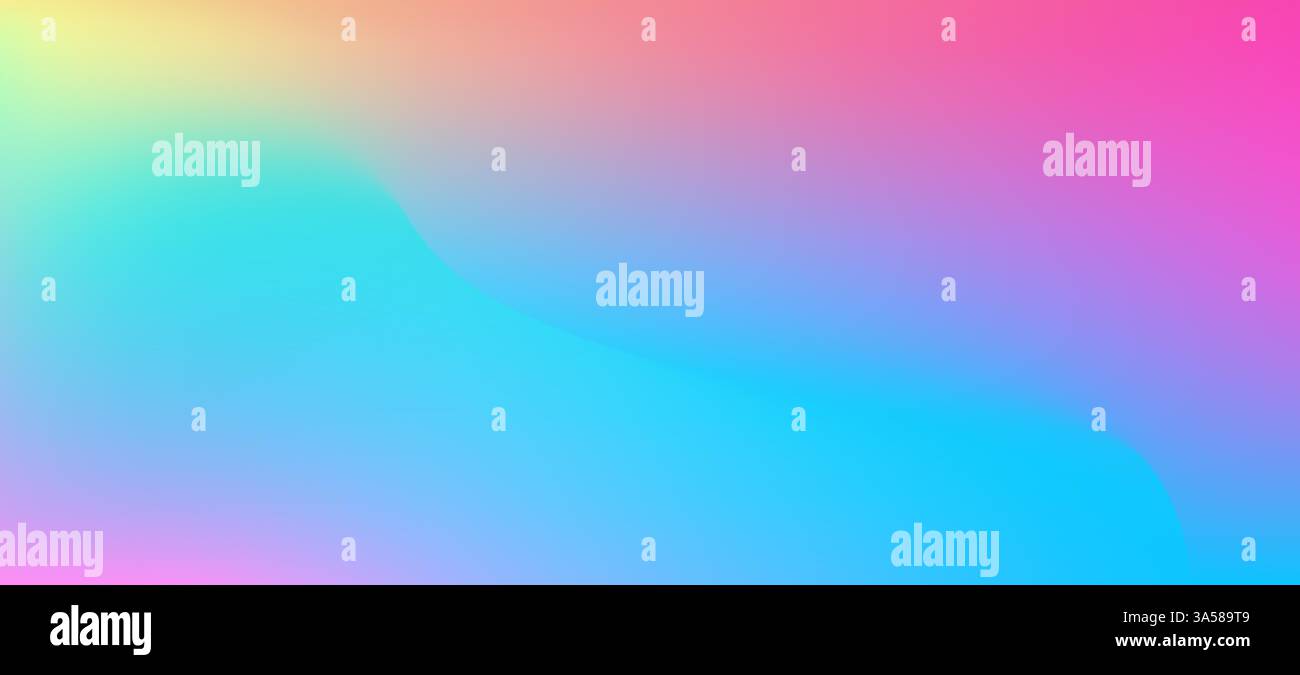 Rainbow ombre background with soft chrome pattern. Abstract holograph ...