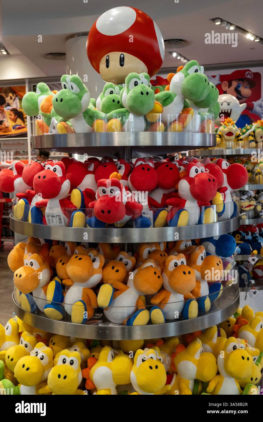 The Nintendo New York store in Rockefeller Center is a popular ...