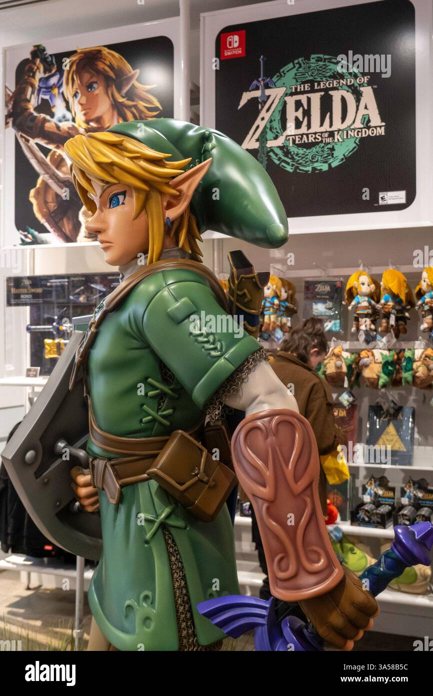 The Nintendo New York store in Rockefeller Center is a popular ...