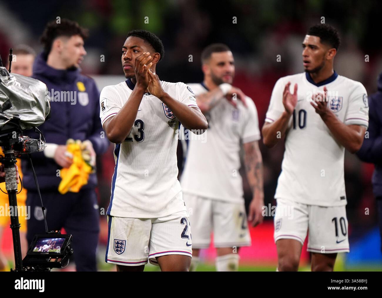 England's Myles Lewis-Skelly after the 2026 FIFA World Cup Qualifying ...