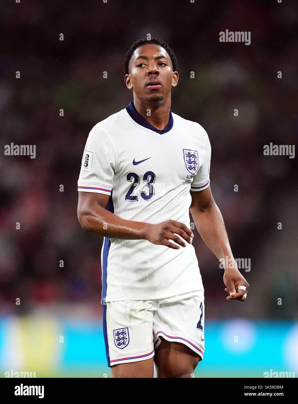 England's Myles Lewis-Skelly during the 2026 FIFA World Cup Qualifying ...