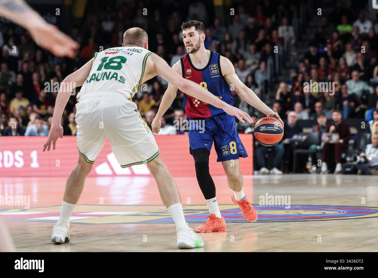 Dario Brizuela of FC Barcelona in action during the Turkish Airlines ...