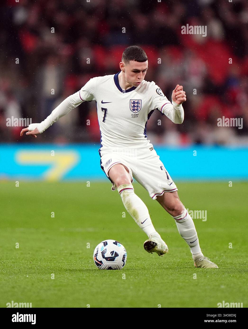 England's Phil Foden during the 2026 FIFA World Cup Qualifying, Group K ...