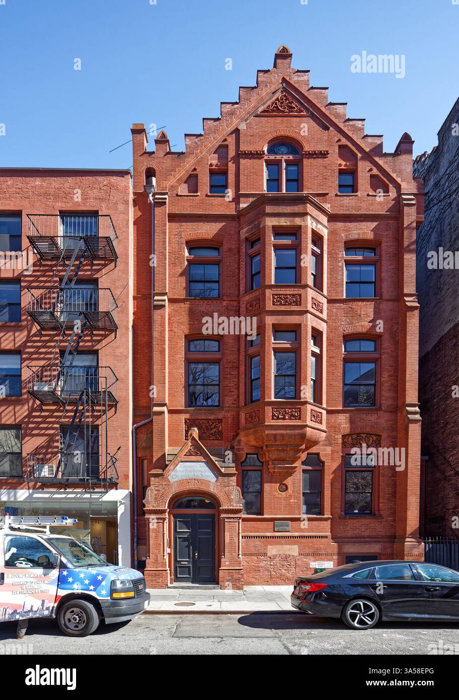 NYC landmark Fourteenth Ward Industrial School, at 256 Mott Street ...