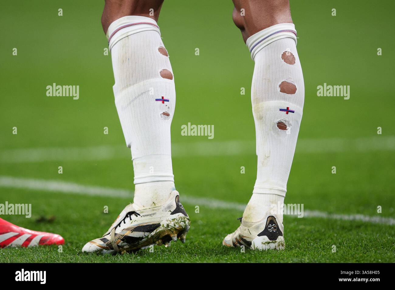 LONDON, UK - 21st Mar 2025: The socks of Jude Bellingham of England ...
