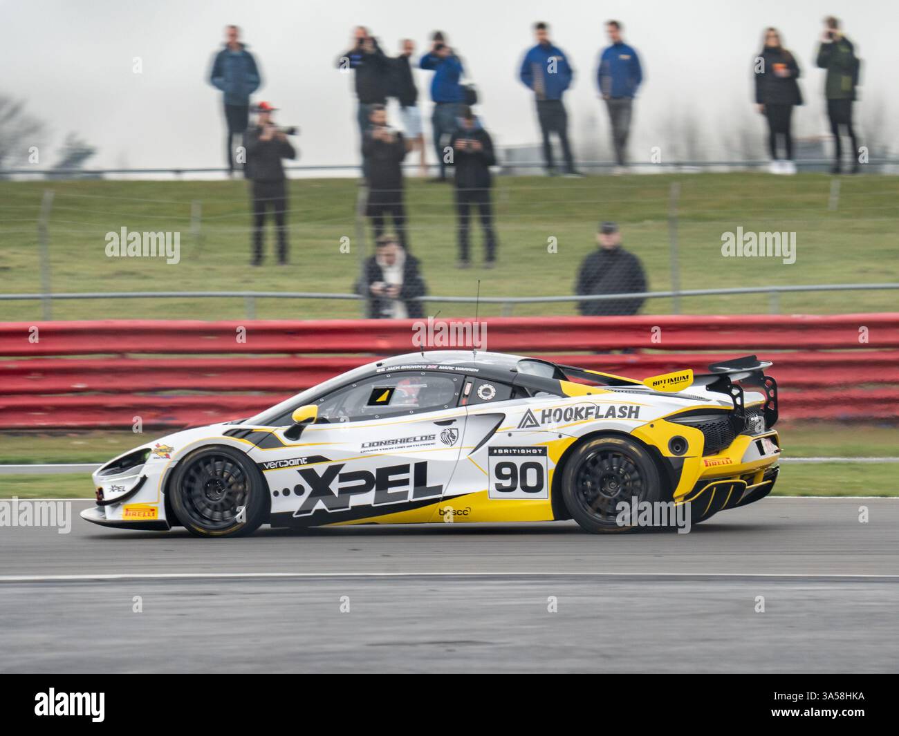 Silverstone, Northamptonshire, UK. 21st Mar 2025. The British GT ...