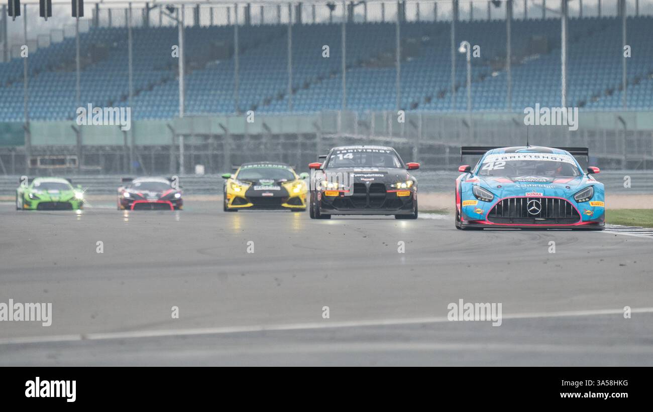 Silverstone, Northamptonshire, UK. 21st Mar 2025. The British GT ...